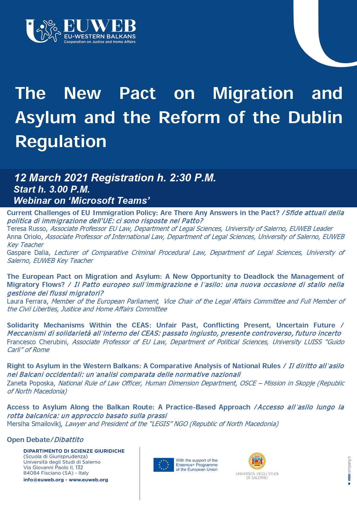 The New Pact on Migration and Asylum and the Reform of the Dublin ...
